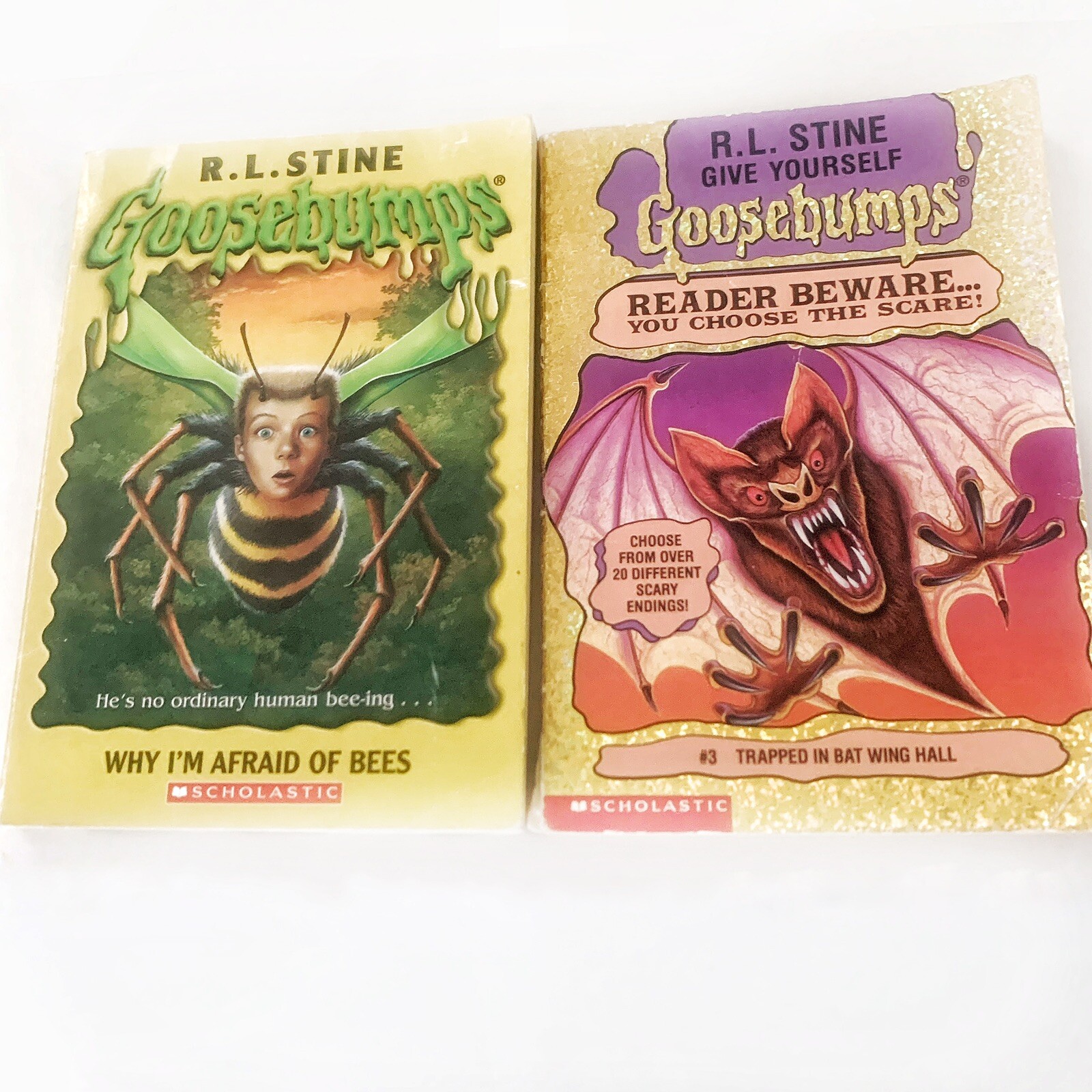 Goosebumps Trapped In Bat Wing Hall #3 & Why I’m Afraid of Bees by R.L ...