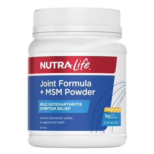 Nutra-Life Joint Formula + MSM 1KG Oral Powder - Lemon Flavour ...