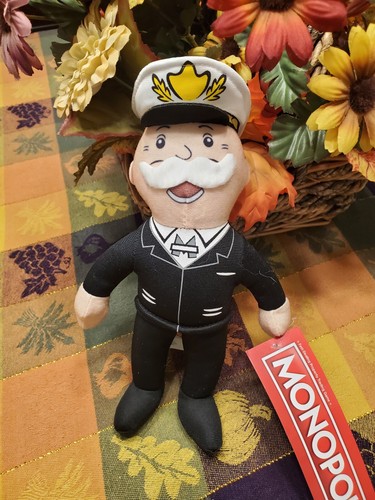 Monopoly man captain hat stuffed plush toy | eBay