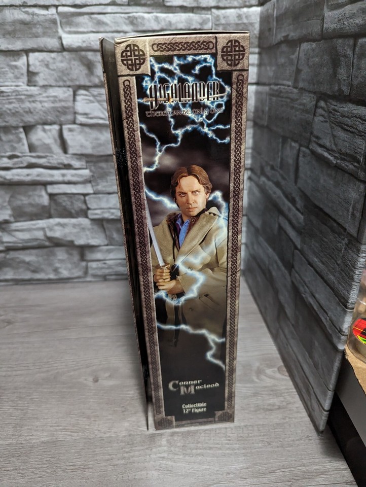 RARE VERSION W/KURGAN'S HEAD Sideshow Highlander Connor MacLeod 12" 1/6 ...