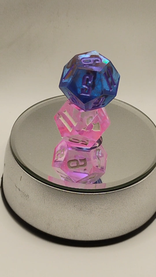 Daggerheart Oversized D12 Dice Set Pink Hope & Blue Fear Dice for ...