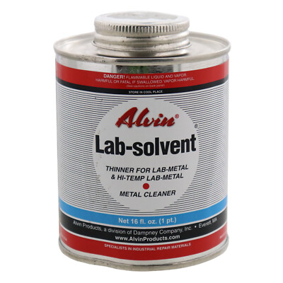 Alvin 16 oz Lab Solvent Thinner for Lab Metal & Hi Temp Lab Metal | eBay