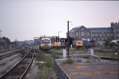 35mm Slide - BR HST Class 43. 43021 & 43146 @ Swindon | eBay UK