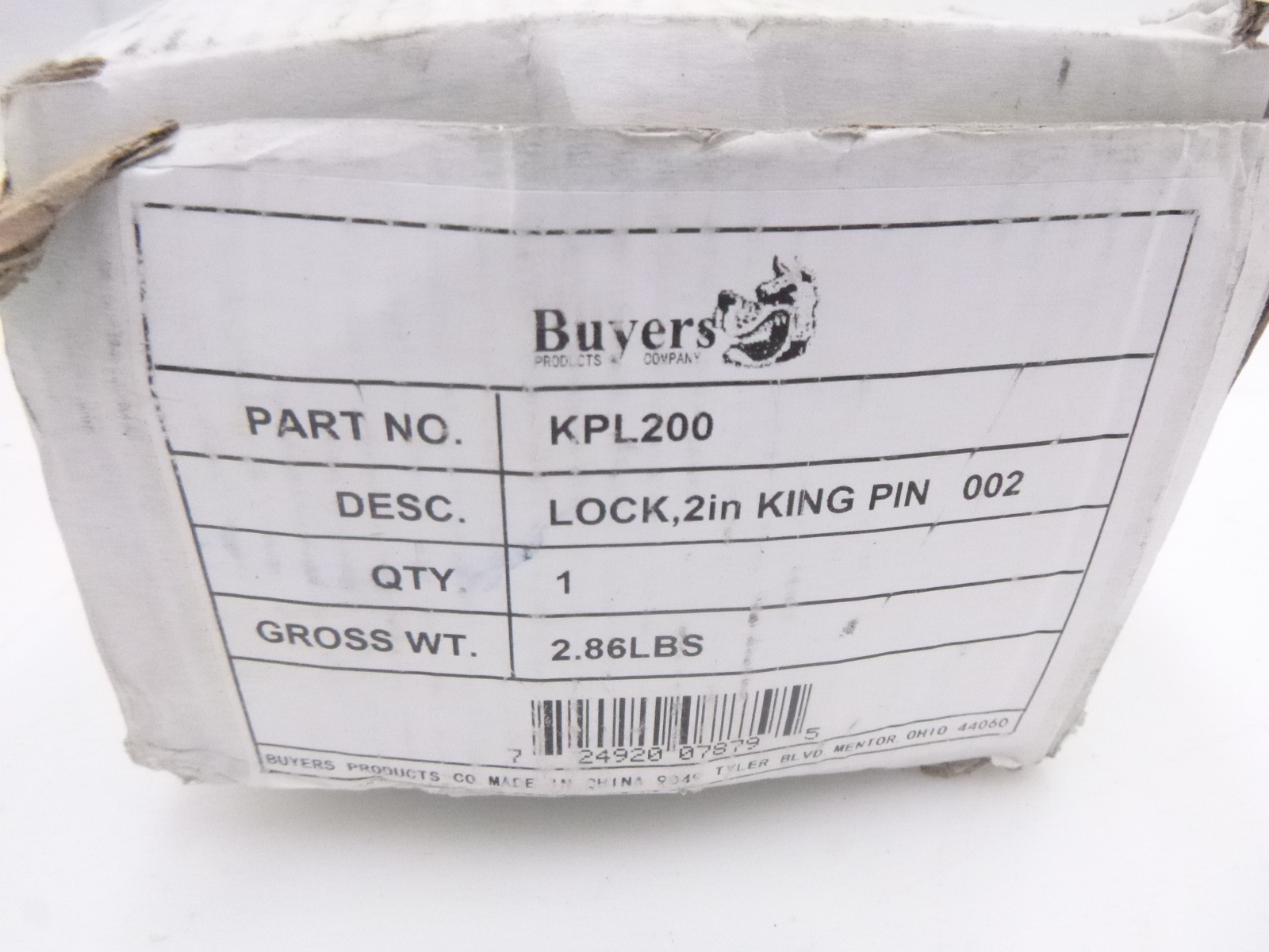 King Pin Lock 2 Inch Buyers Products KPL200 for sale online | eBay