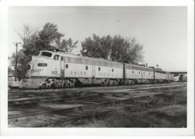 Union Pacific Railroad Engine 905 925B 926B Manhattan Kansas 1958 Photo ...