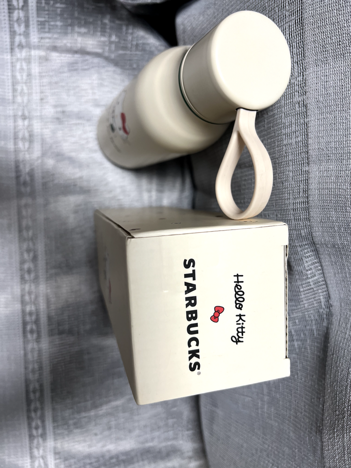 Starbucks x Hello Kitty 2024 Stainless Steel Water Bottle Tumbler 200z ...