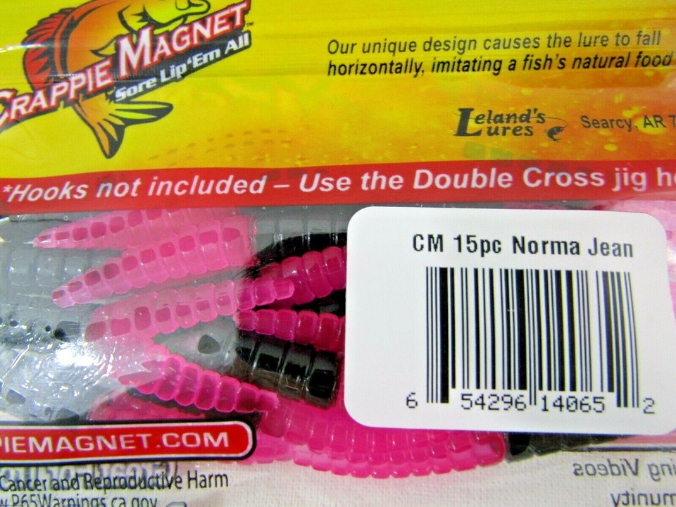 Leland Crappie Magnet™ 15 Piece Soft Body Lures Choose From 40 Colors ...