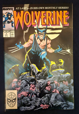 Wolverine #1 - 1988 - HIGH GRADE White Pages - 1st Wolverine as Patch ...