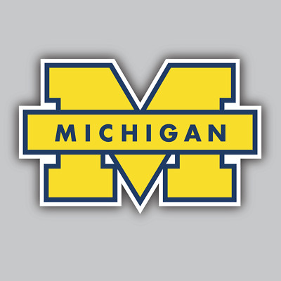 University of Michigan Vinyl Sticker/Decal -NCAA - College Football ...