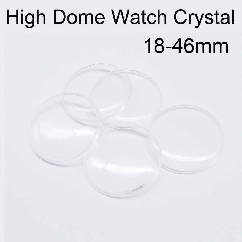 1mm High Dome Retro Pocket Watch Glass 18-46mm Acrylic Crystal ...