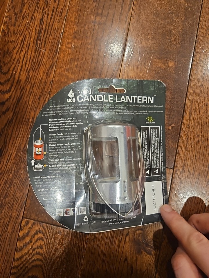 UCO Mini Candle Lantern Kit , Backpacking, Camping, Hiking | eBay