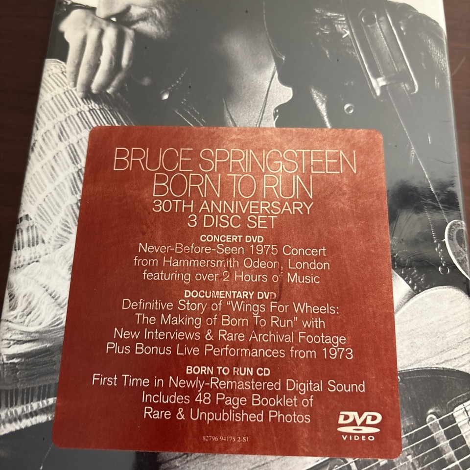 Bruce Springsteen Born To Run 2 DVD/CD BOX SET SEALED! 30TH ANNIVERSARY ...