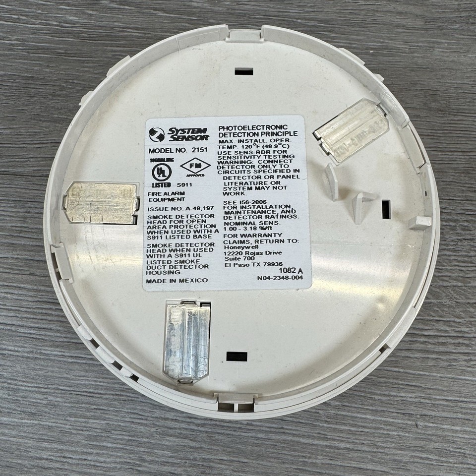 SYSTEM SENSOR 2151 Smoke Detector | eBay