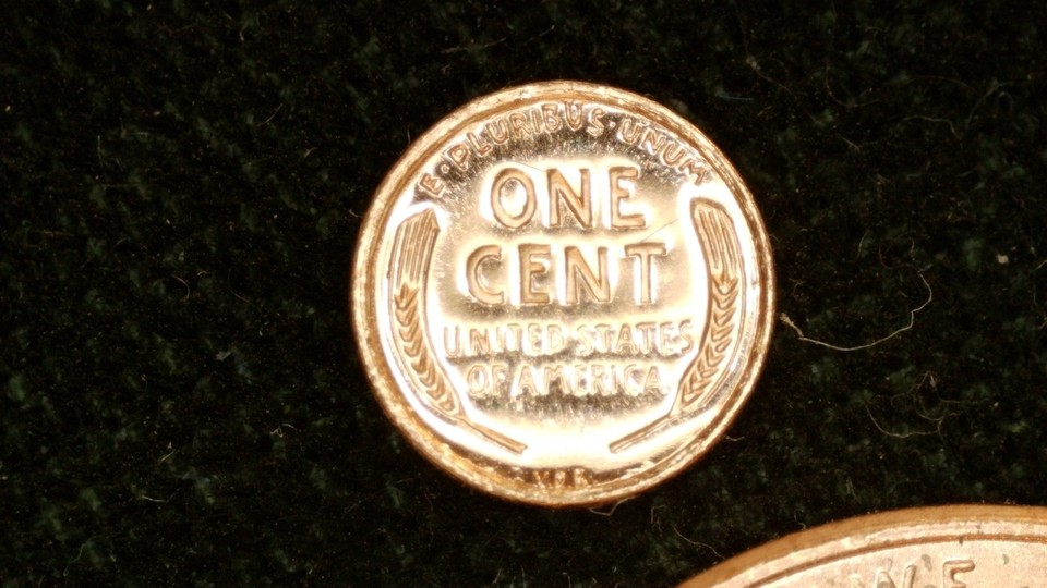 MINIATURE COIN 1909 VDB LINCOLN WHEAT CENT PROOF LIKE COPPER | eBay