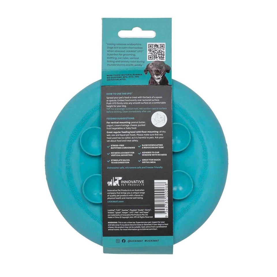 LickiMat® UFO Slow Feeder Bowl, TURQUOISE | eBay Australia