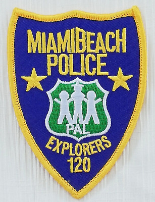 RARE POLICE PATCH MIAMI BEACH POLICE PAL EXPLORERS 120 | eBay