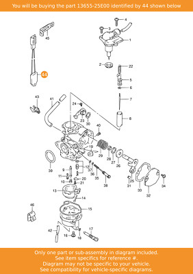 SUZUKI Thermo Switch, Carburetor, 13655-25E00 OEM | eBay UK