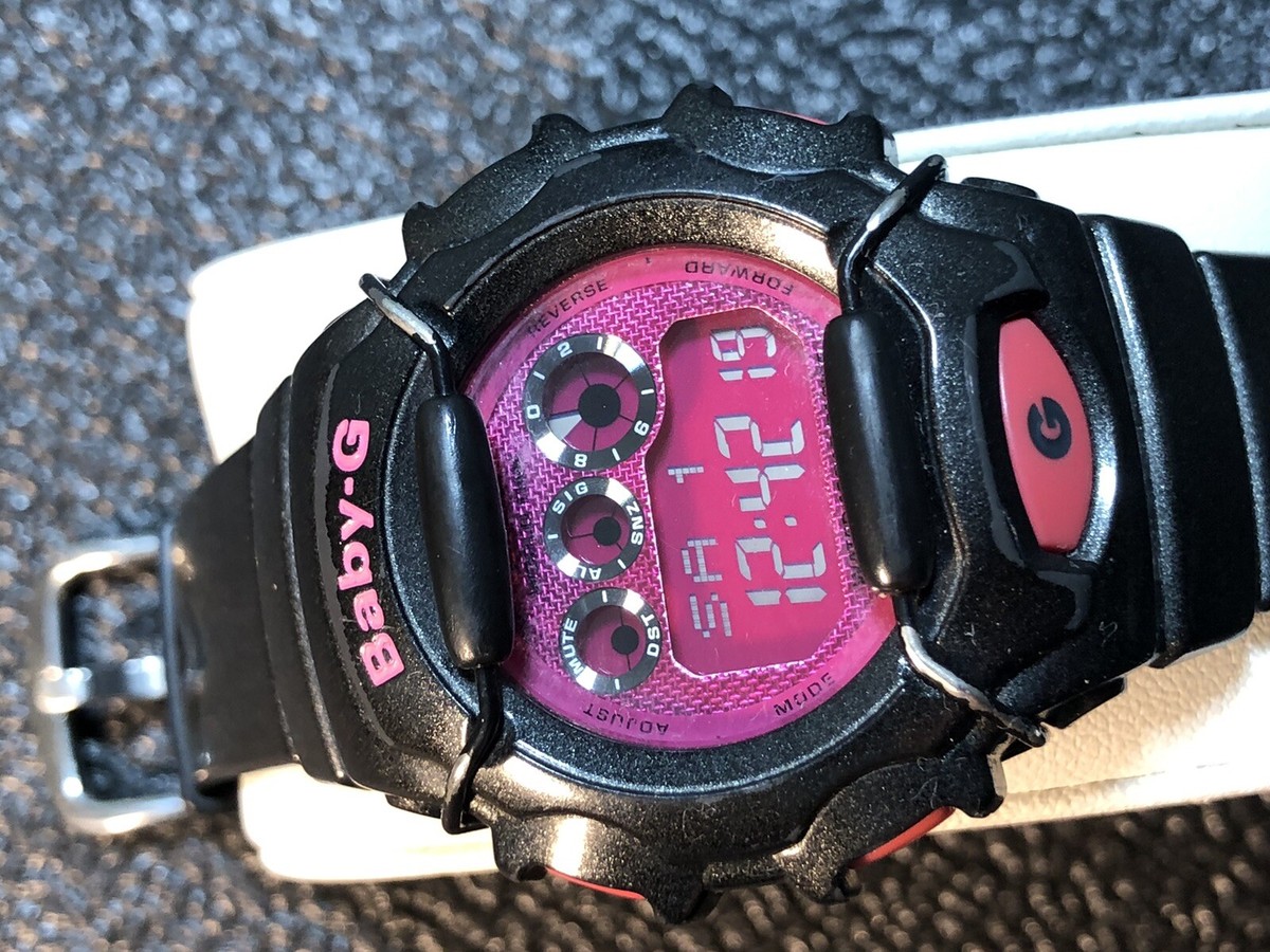 Casio Baby-G Shock Resist Watch 3188 Alarm Timer Black Casio Baby-G Shock Resist Watch 3188 Alarm Timer Black