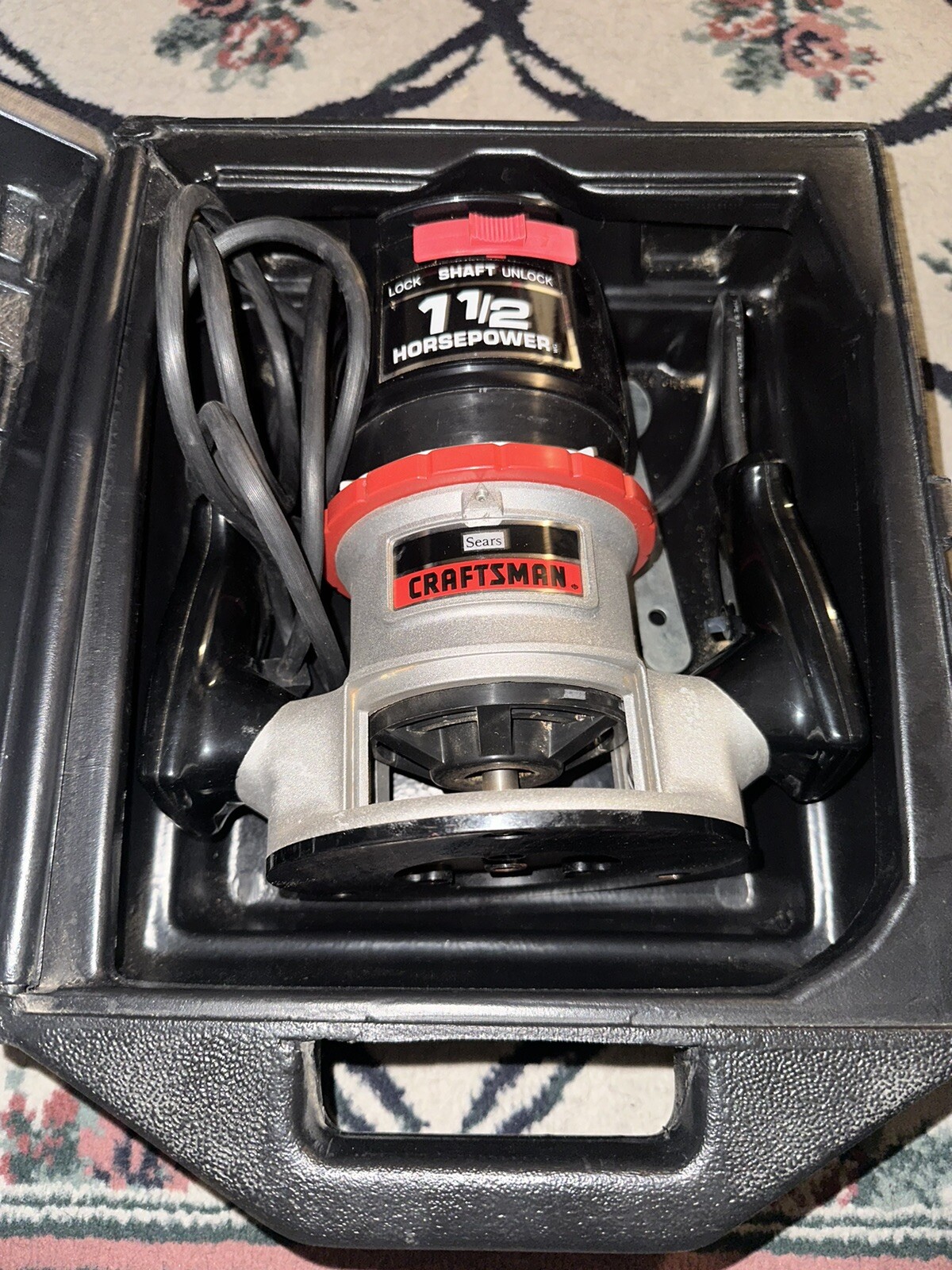 SEARS CRAFTSMAN ROUTER Model 315.17491 1-1/2 HP 8amp 25,000 RPM | eBay