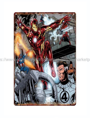 comics metal tin sign retro cottage farm wall art | eBay