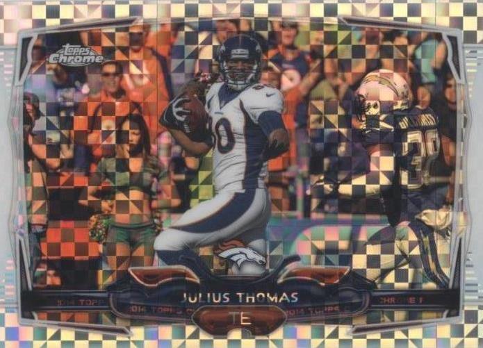 2014 Topps Chrome - Julius Thomas #12 X-Fractor for sale online | eBay