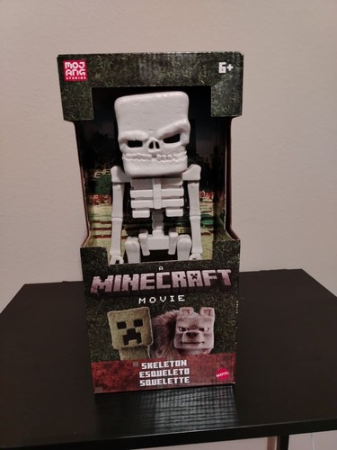 Mattel Minecraft Movie Skeleton Large-Scale Action Figure, 12-Inch New ...