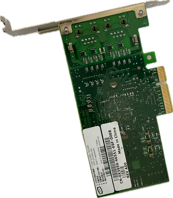 Intel LAN Card D33682 Dual Port Standard Bracket | eBay