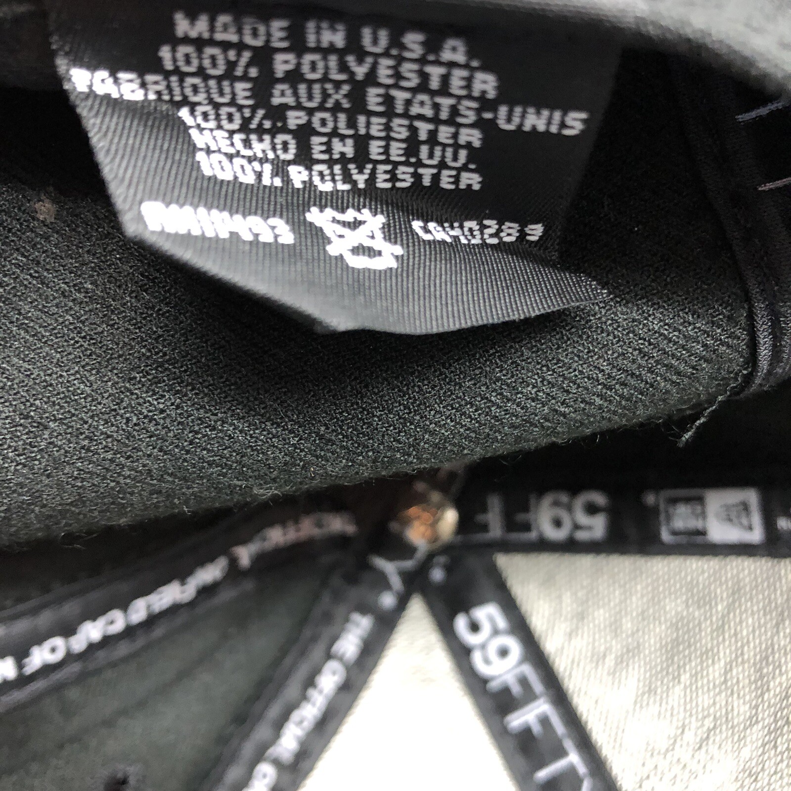 Toronto Blue Jays MLB Logo New Era 59FIFTY Black Hat 7 MADE IN USA | eBay