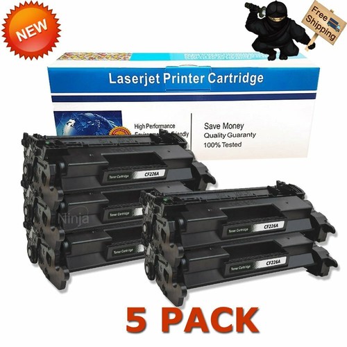 5PCS CF226A Toner Cartridges for HP 26A LaserJet Pro M402dn M426fdn ...
