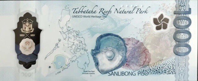 New 2022 Philippines 1000 Peso Piso Polymer Eagle CIR Banknote.1k peso ...