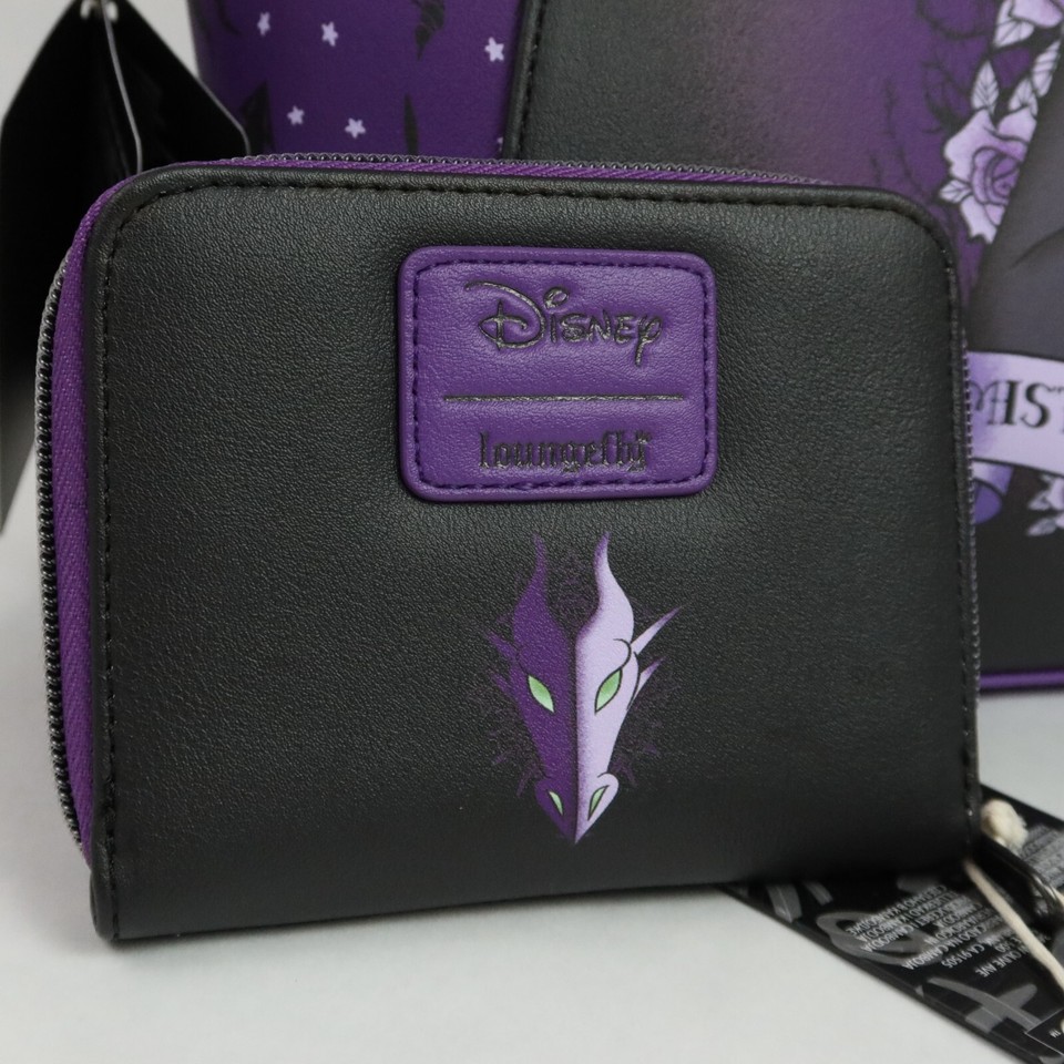 Maleficent Satchel & Wallet Purse Bag Sleeping Beauty Dragon Mistress ...