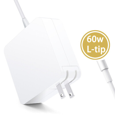 60W Charger M1 L Tip AC Power Adapter For MacBook Pro 13'' A1344 A1184 ...