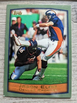 1999 TOPPS JASON ELAM DENVER BRONCOS #192 | eBay
