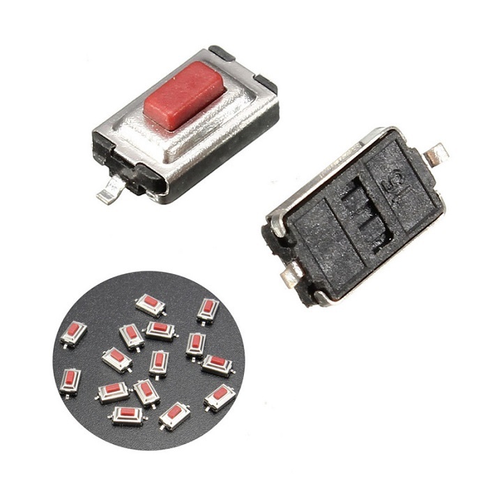 S02- 10 Stk Mini-Taster Kurzhubtaster Mikrotaster Eingabetaster 6x3x2,5 ...