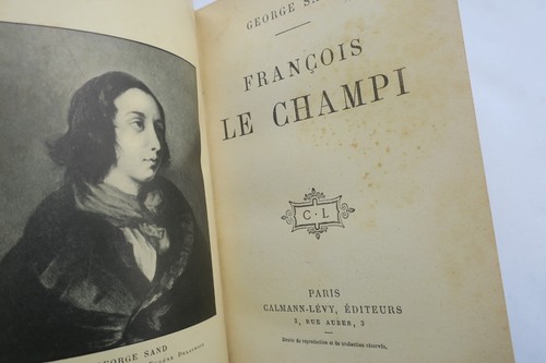 Sand George. François Le Champi. Calmann Levy | eBay