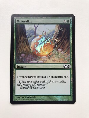 Naturalize Foil MTG Magic the Gathering Card NM Near Mint M14 | eBay UK