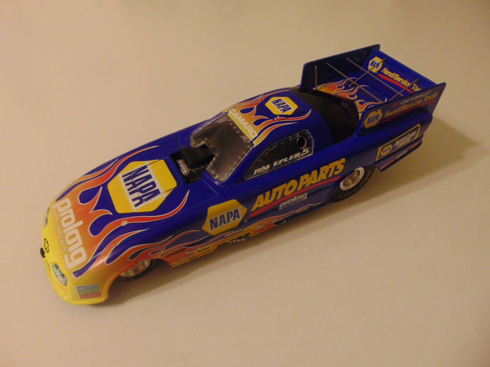 RACING CHAMPIONS 2001 JIM EPLER NAPA AUTO PARTS PROLONG CAMARO FUNNY ...