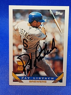 AUTOGRAPH AUTO Pat Listach 1993 Topps #480 | eBay