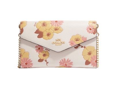 Coach ENVELOPE CLUTCH CROSSBODY BAG WITH FLORAL CLUSTER PRINT MSRP ...
