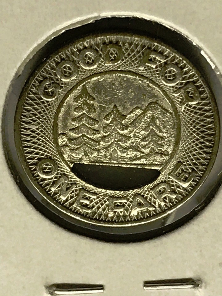 Seattle Transit Token, Good For One Fare #4521 | eBay