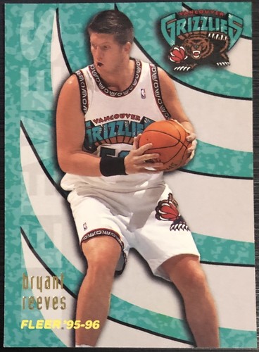1995-96 Fleer #278 Bryant Reeves Rookie Basketball Card Vancouver ...