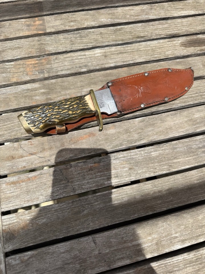 Vintage Made in USA Schrade 171UH Uncle Henry Pro Hunter Knife w ...