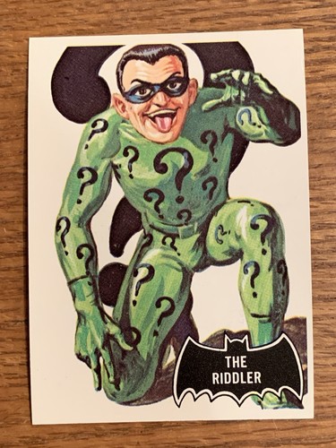 1966 BATMAN BLACK BAT #36 THE RIDDLER RC SET BREAK COMBINED SHIP NO ...