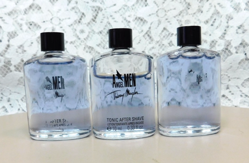 Lot of 3 Angel Men Thierry Mugler Tonic After Shave .33 fl oz / 10 ml ...