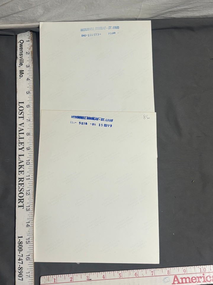 Lot 2 McDonnell Douglas TYPE 1 Photo CANADA F-101 VooDoo & F3H DEMON ...