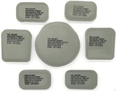 ACH Helmet Pad Replacement Set 7 Piece Advanced Combat Helmet LWH ECH ...