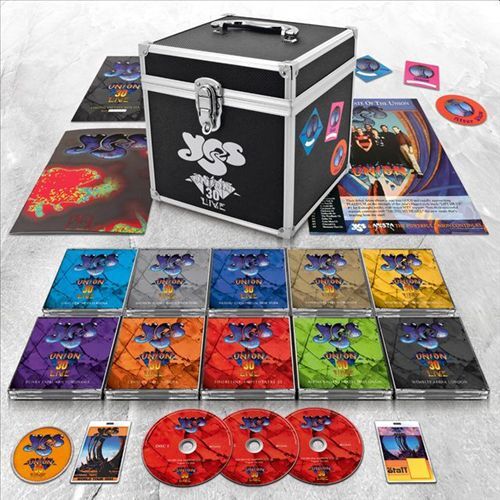 YES UNION 30 LIVE (SUPER DELUXE FLIGHT CASE BOX SET) NEW CD & DVD ...