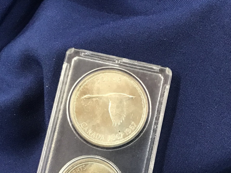 1967 Canada Centennial Six Coin Silver Set Brilliant Uncirculated E0630 ...