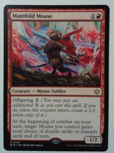 Manifold Mouse *Rare* Magic MtG x1 Bloomburrow | eBay