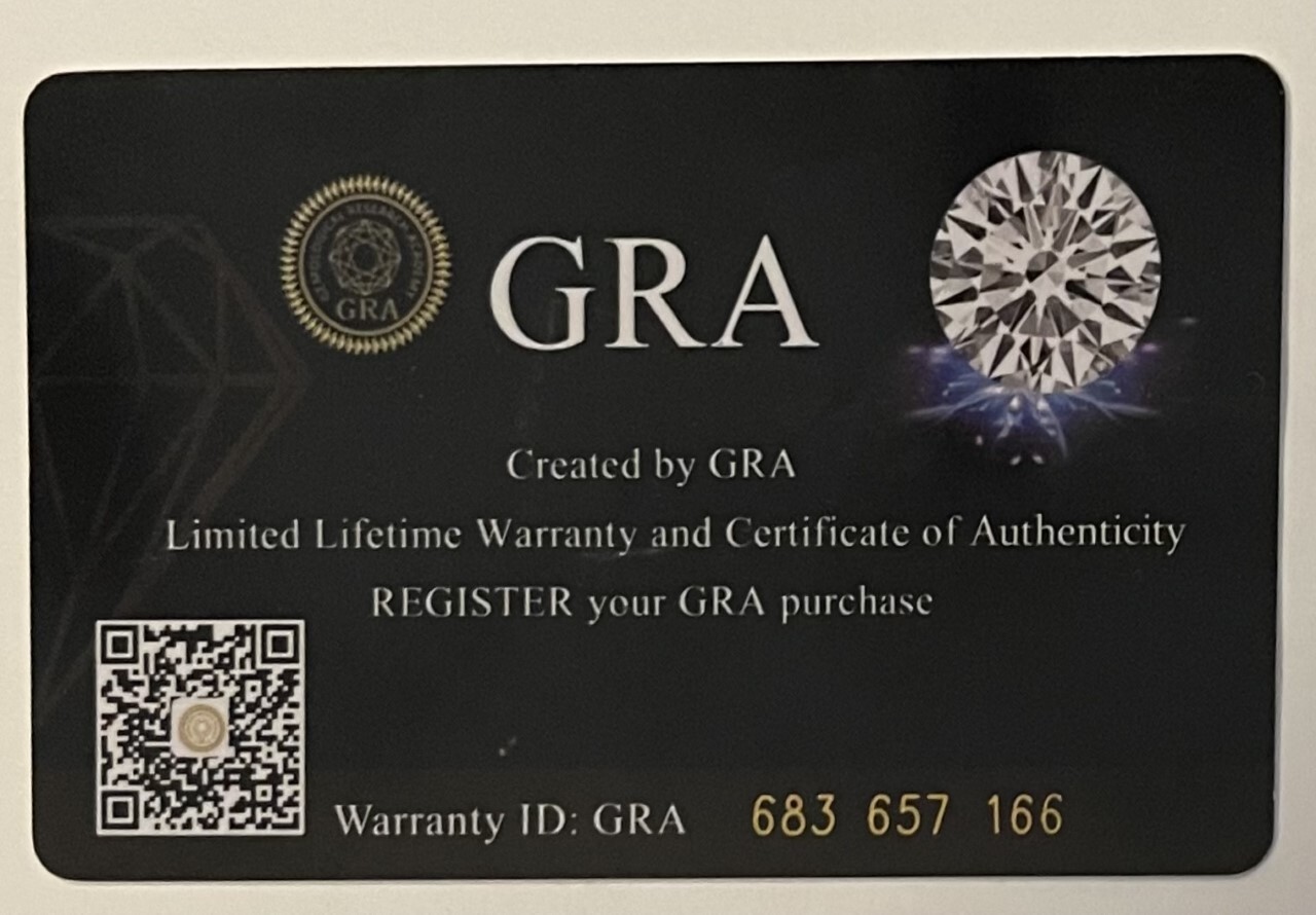 2.46CT THREE Stone GRA CERTIFIED MOISSANITE Engagement Ring 14K Solid ...